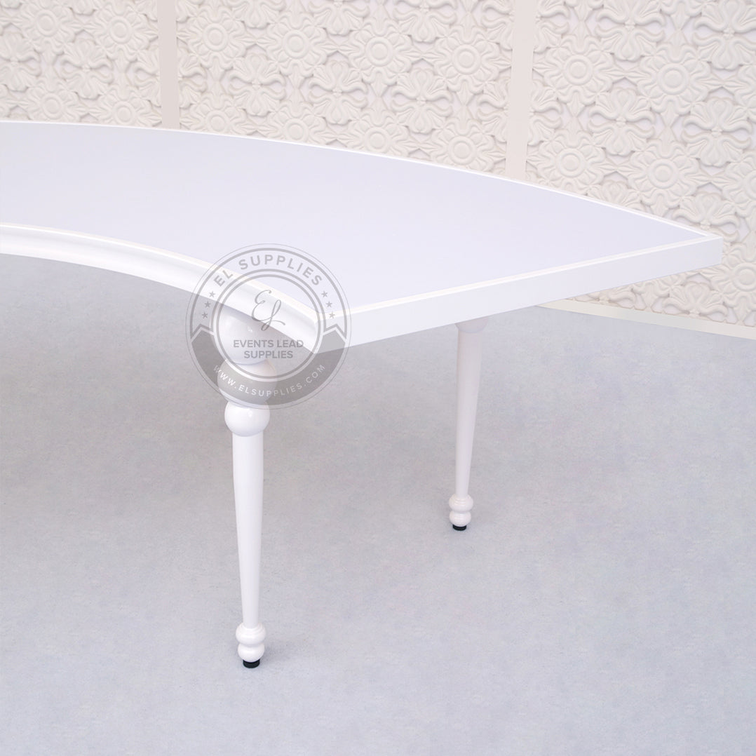 Vega Half Circle Dining Table | Half Round Table