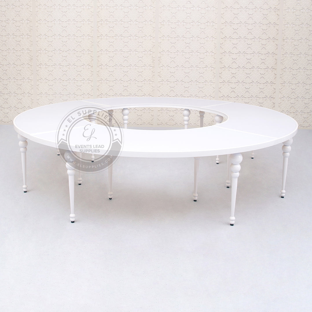 Vega Half Circle Dining Table | Half Round Table
