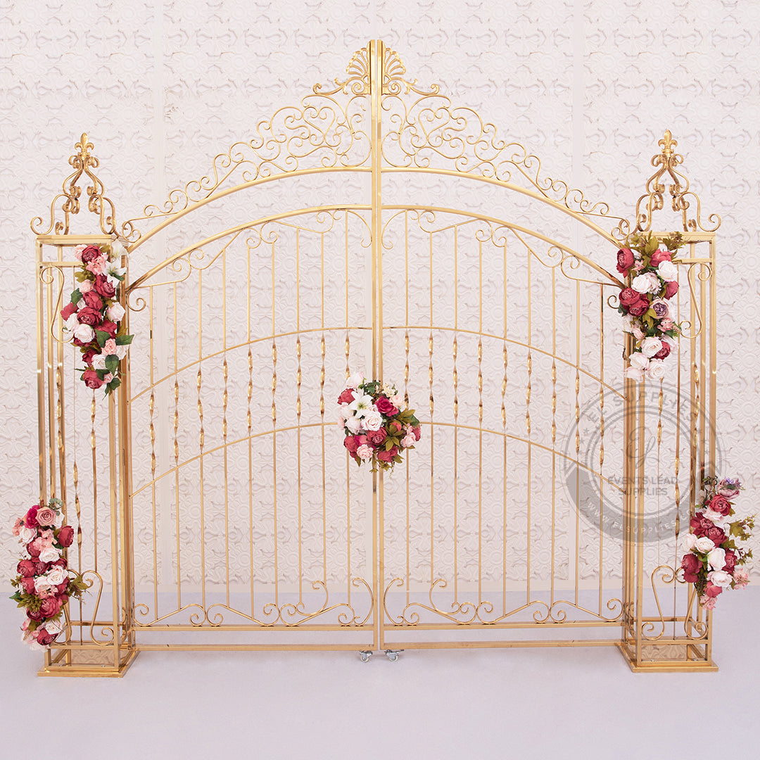 JANATY Gate Backdrop | Luxurious Entrance Frame