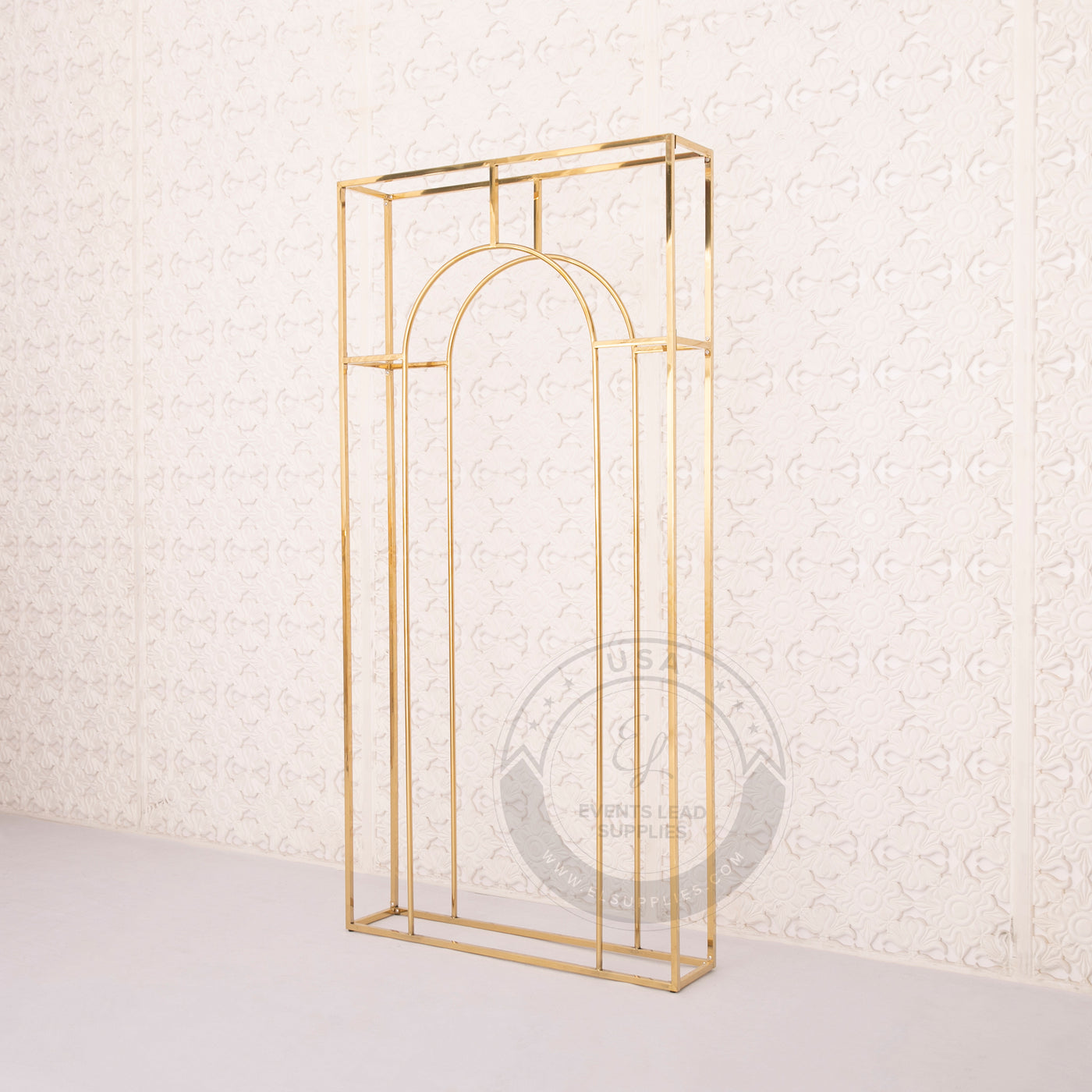 Wedding Backdrop Set | Gold Arch Frame — EL Supplies USA